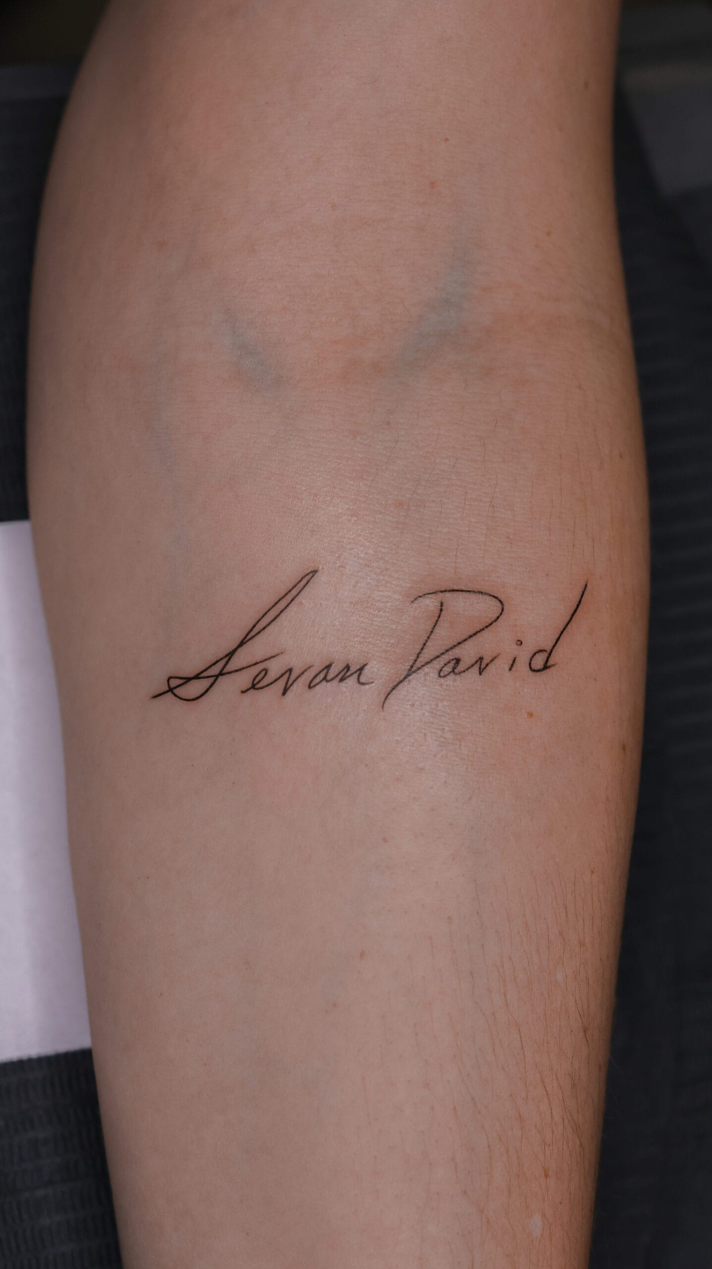 Personalized Handwriting Tattoo on Forearm - Best tattoo shop in Los ...