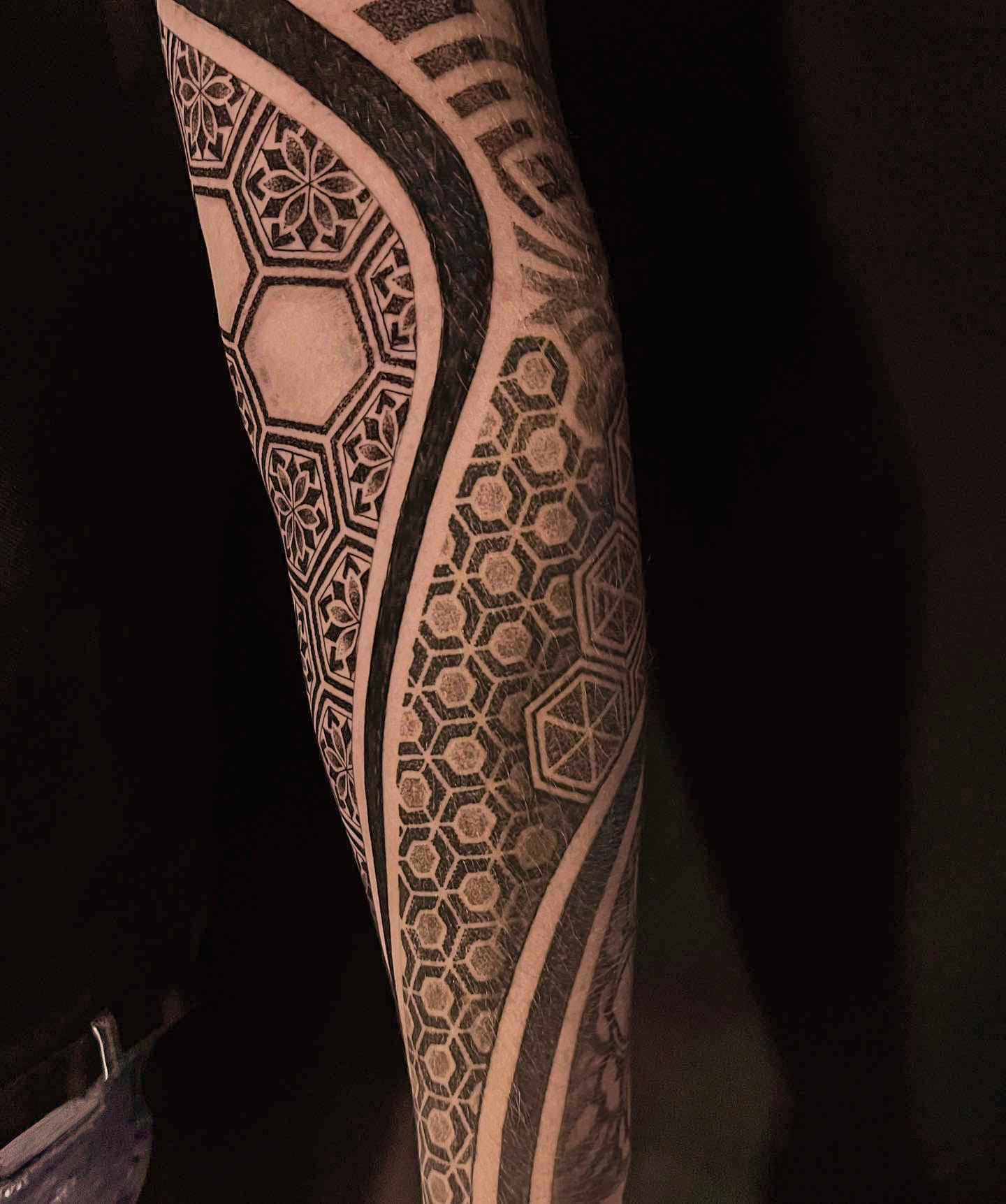 Geometric Tattoo on Arm Designed with Body Flow Precision - Best tattoo ...