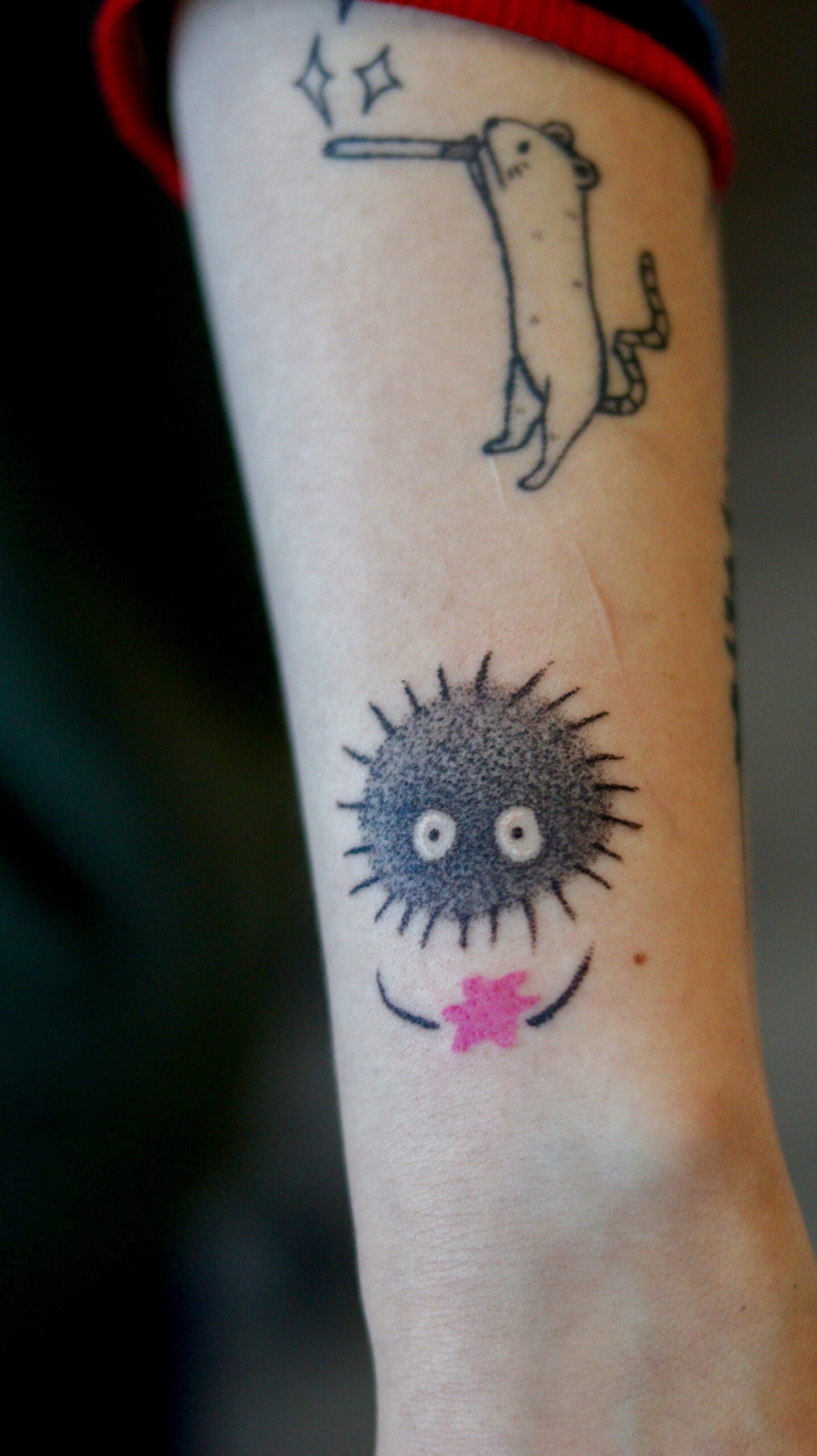 Soot Sprite Tattoo on Forearm - Best tattoo shop in Los Angeles - Art ...
