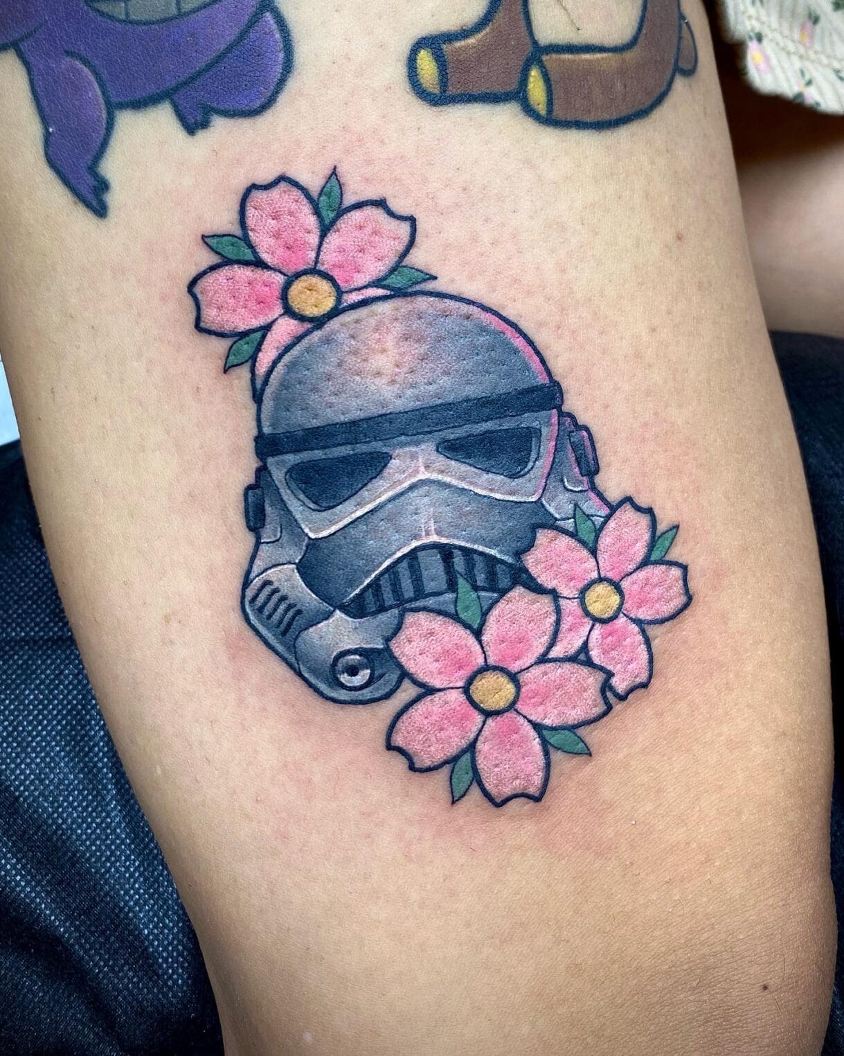 Stormtrooper Tattoo on Leg - Best tattoo shop in Los Angeles - Art ...